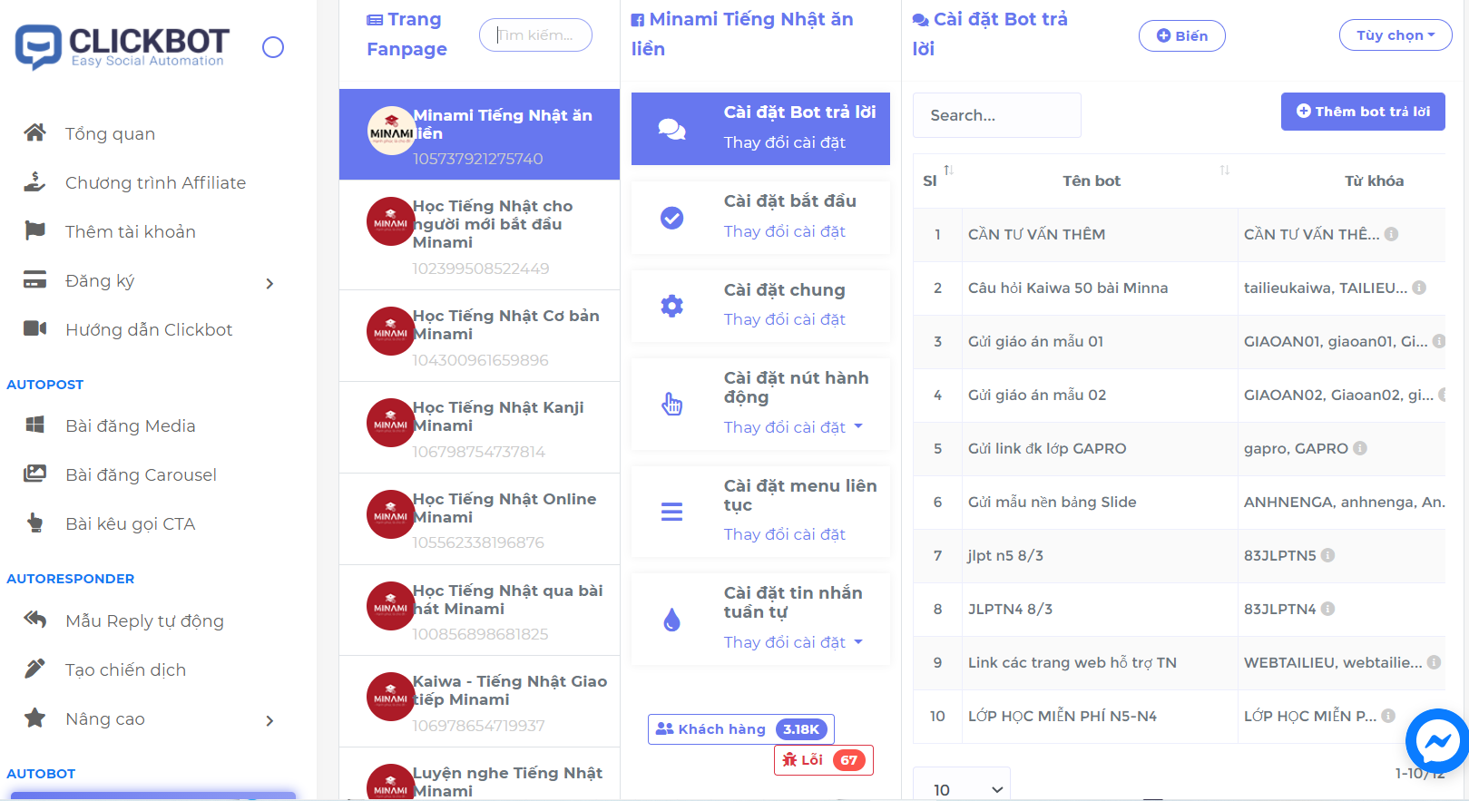 ClickBot – Nền tảng bán hàng Online đa kênh tự động #1 Việt Nam
